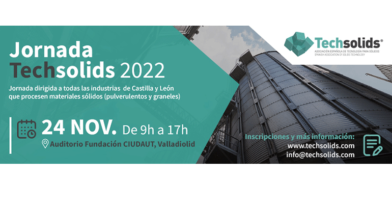 Techsolids celebra en Valladolid una jornada sobre gestión y control de sólidos - Industria Química